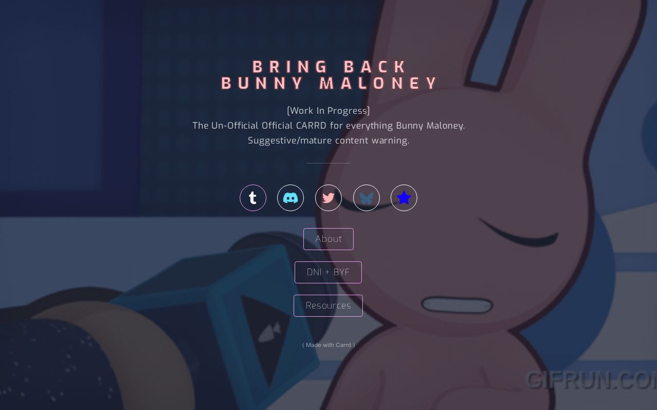 Bring Back Bunny Maloney Official